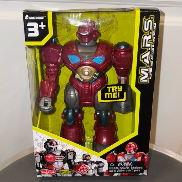 Cybotronix | Toys | Mars 7inch Robot Motorized Attack Robo Squad Red ...